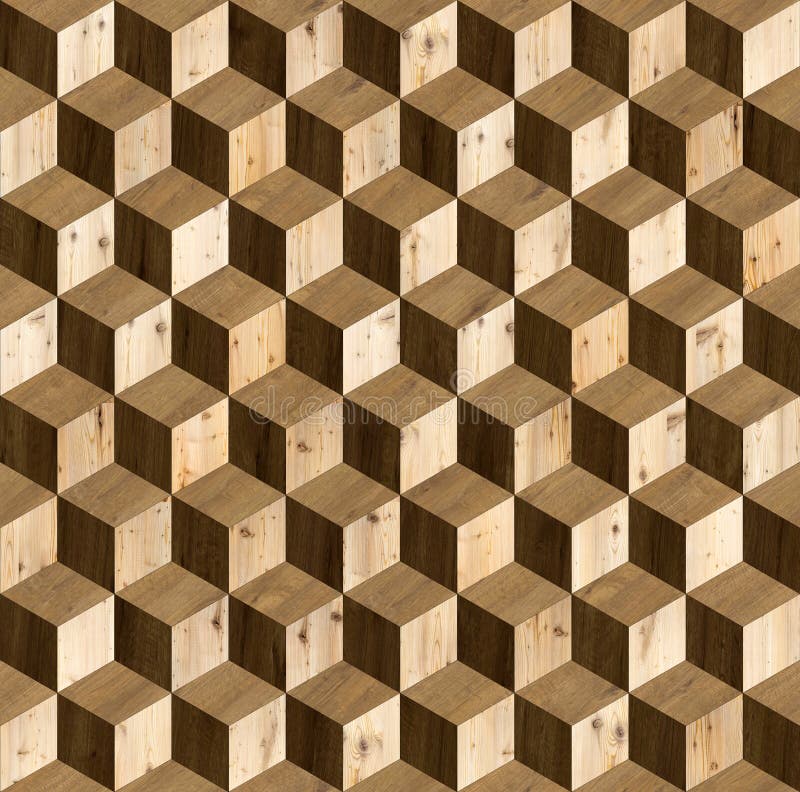 Parquet 3d Cube Seamless Texture Stock Illustration - Illustration of massif, contrast: 108649128