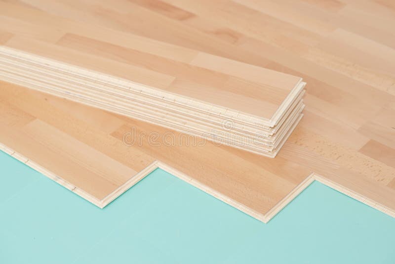 Parquet floor in bedroom stock image. Image of lamp, furnishings - 10397279