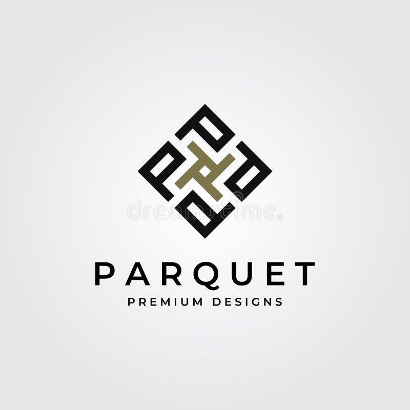 Hardwood Parquet Logo Vector Illustration Design, Wood Minimalist Logo ...