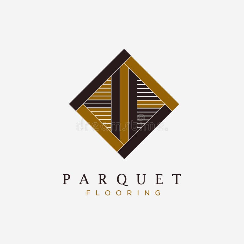 Parquet Flooring Texture Logo Vector Illustration Design Stock Vector ...