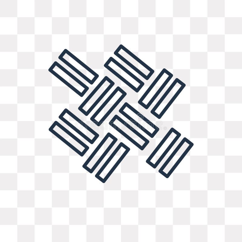 Parquet Vector Icon Isolated on Transparent Background, Linear P Stock ...