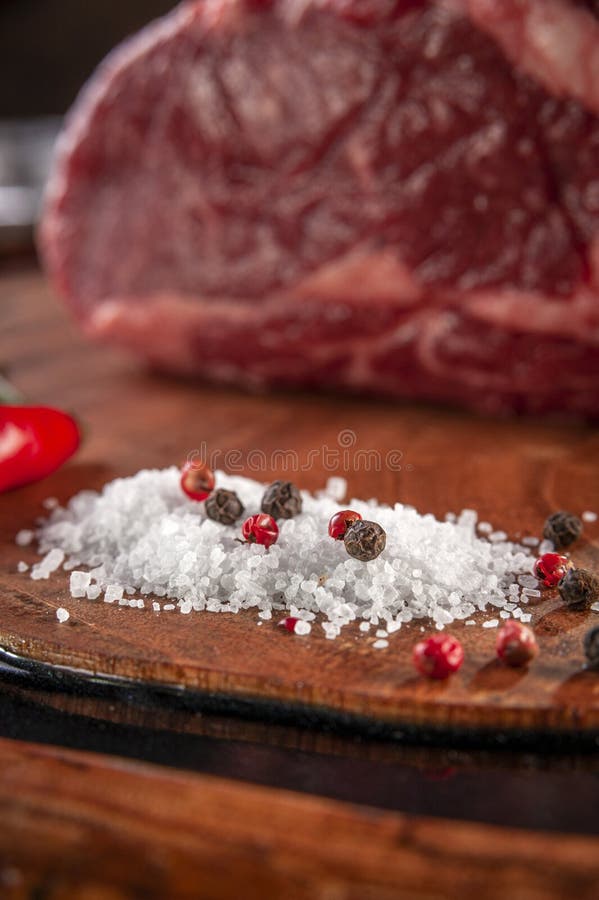 Parrilla salt and spices stock photo. Image of seasoning - 228249932