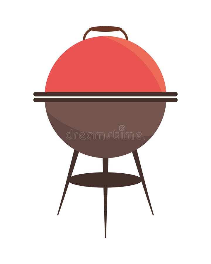 Parrilladas de barbacoa ilustración del vector. Ilustración de vector ...
