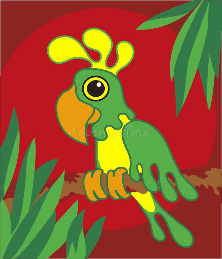 Crest Parrot Stock Illustrations – 1,155 Crest Parrot Stock ...