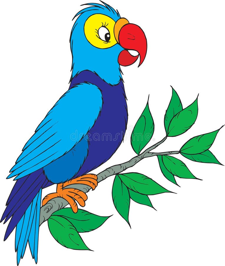 Red Parrot (vector Clip-art) Stock Vector - Illustration of clipart ...