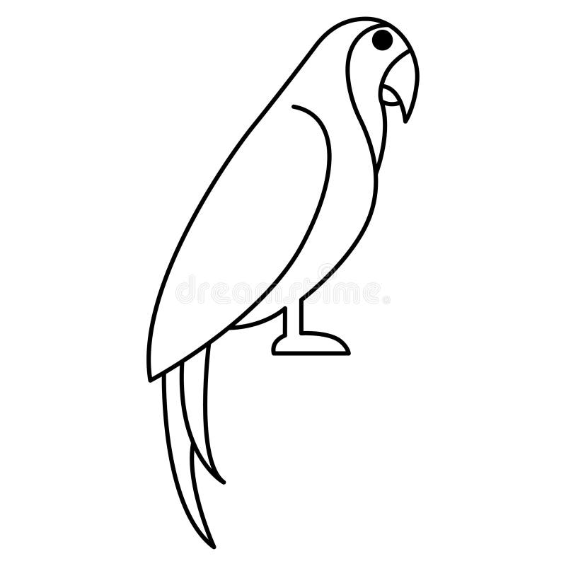 Parrot Icon Vector Design Template Basic RGB Stock Vector ...