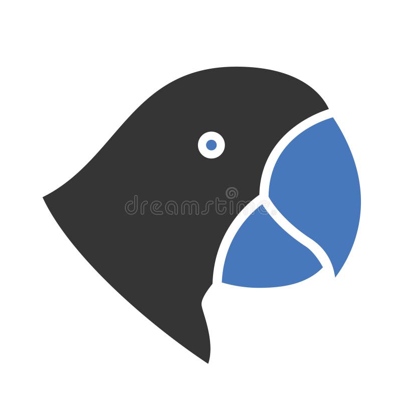 Parrot Isolated Vector Icon that Can Be Easily Modified or Edited Stock ...