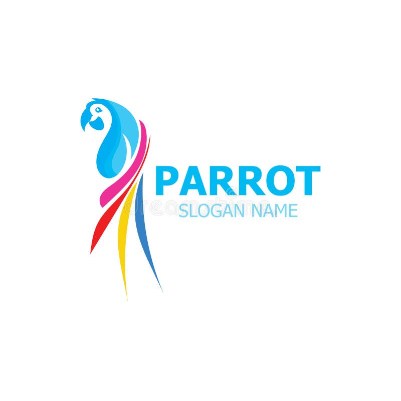 Parrot Logo Design, Themes Animal Creative Template Vector Stock ...