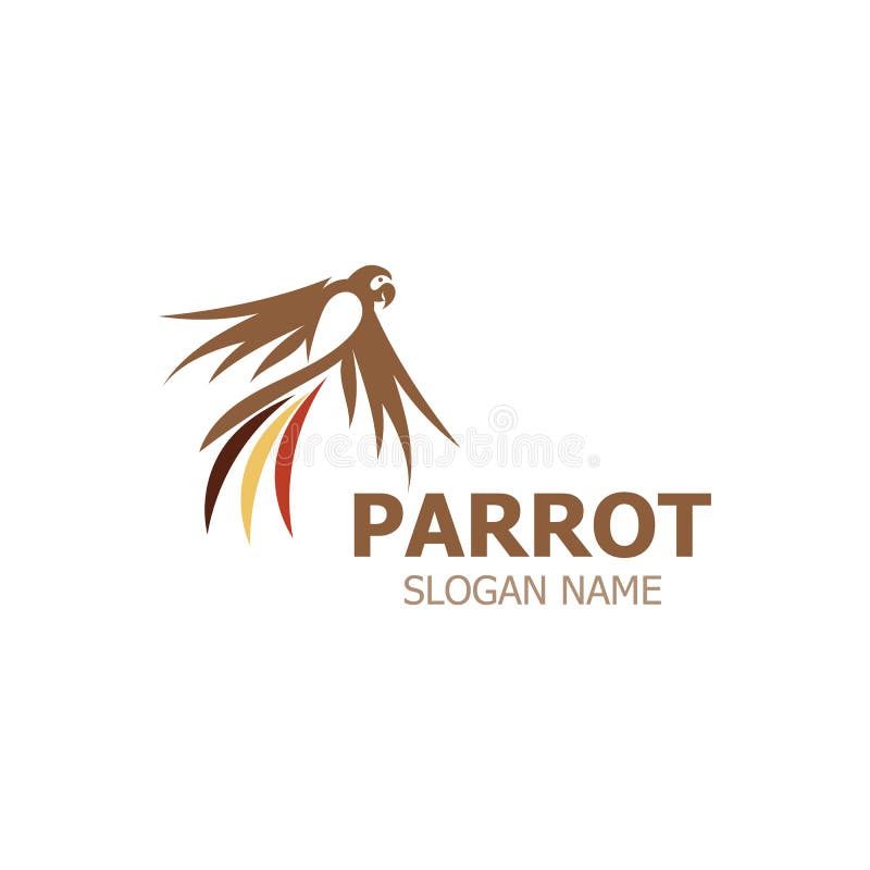 Parrot Logo Design, Themes Animal Creative Template Vector Stock ...