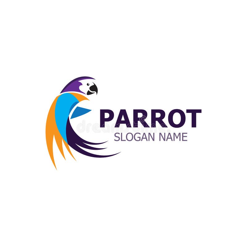 Parrot Logo Design, Themes Animal Creative Template Vector Stock ...