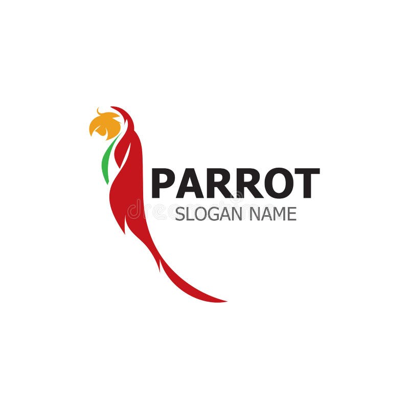 Parrot Logo Design, Themes Animal Creative Template Vector Stock ...