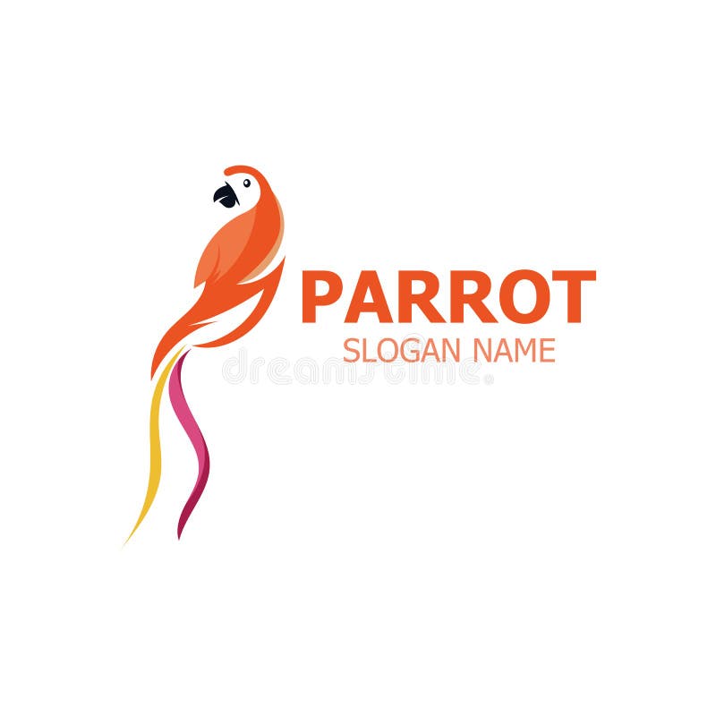 Parrot Logo Design, Themes Animal Creative Template Vector Stock ...