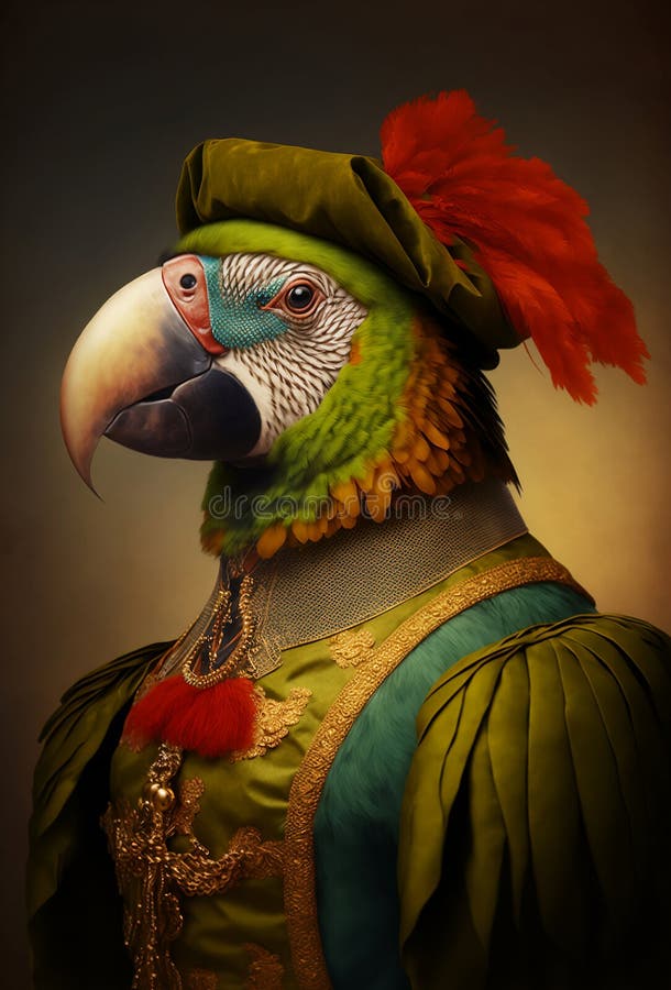 Anthropomorphic Parrot Stock Illustrations – 48 Anthropomorphic Parrot ...