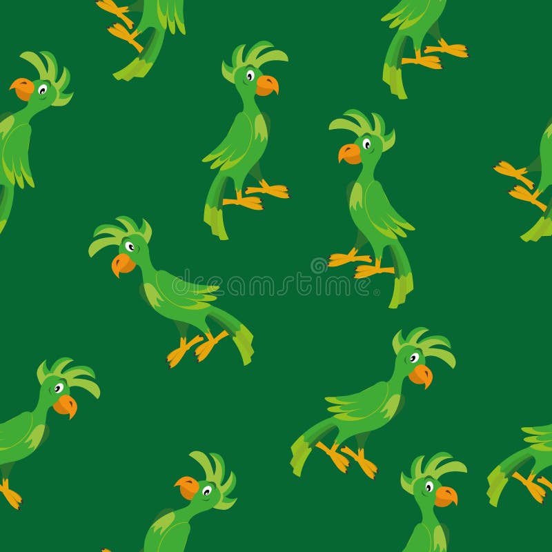 Parrot seamless pattern stock vector. Illustration of drawing - 86021195