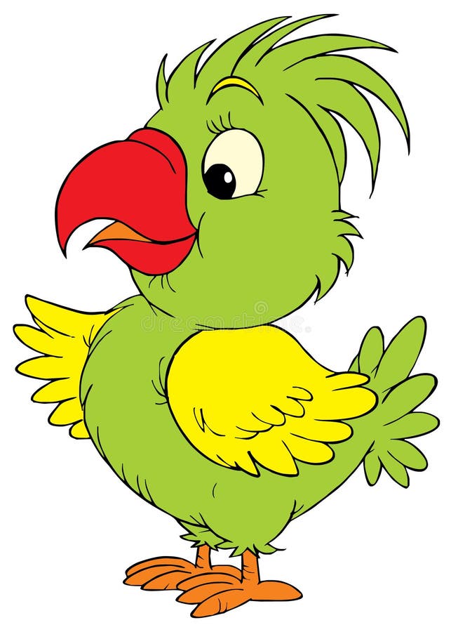 Red Parrot (vector Clip-art) Stock Vector - Illustration of clipart ...
