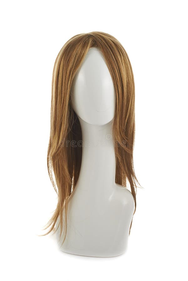 Parrucca Dei Capelli Sopra La Testa Del Manichino Immagine Stock ...