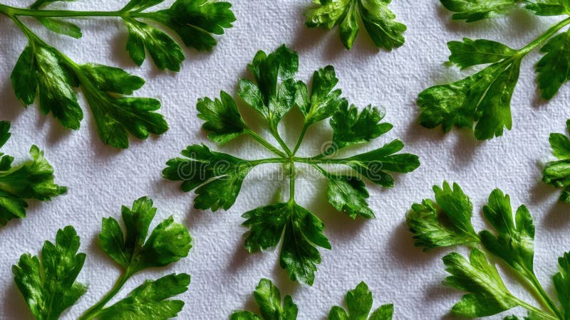 Parsley Pattern: AI-Generated Art Stock Illustration - Illustration of ...