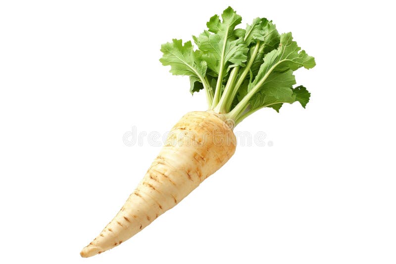 Parsnip Root Vegetable Isolated on a White Background Stock Image ...