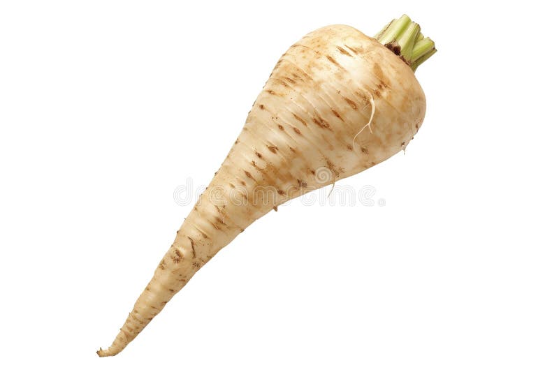 Parsnip Root Vegetable Isolated on a White Background Stock Photo ...