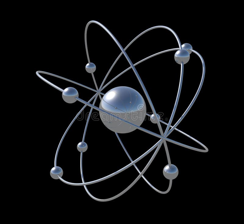 Partícula De Plata Del átomo Stock de ilustración - Ilustración de ...