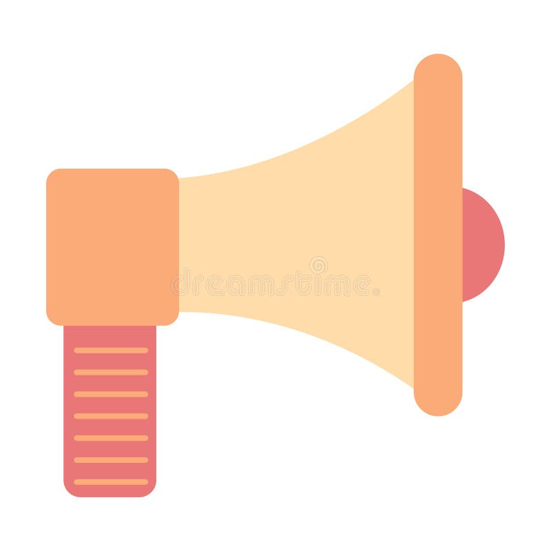 Megaphone Icon. Flat Illustration of Megaphone Icon for Web Design ...