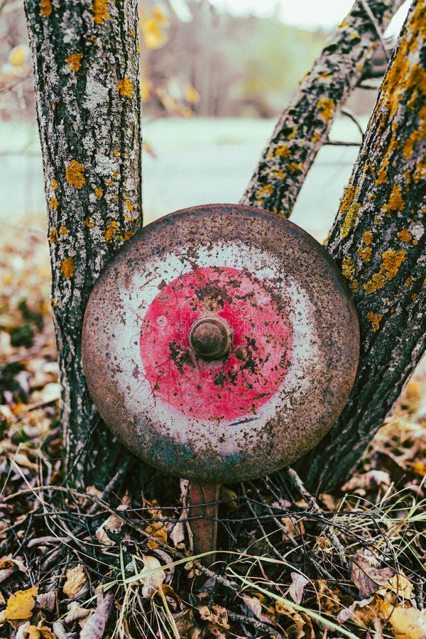 Rusty disk stock photo. Image of agriculture, tree, brown - 239216398