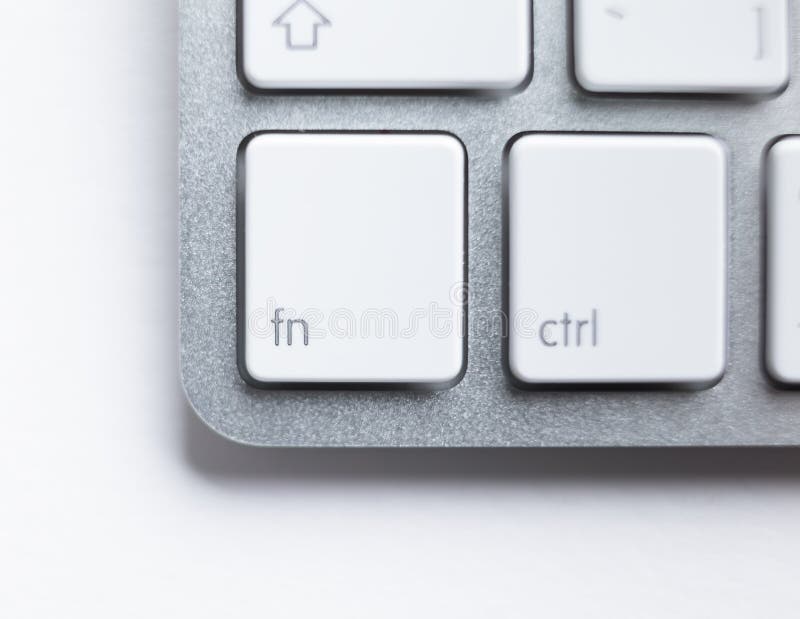 Part Angle of Light Keyboard. Focus on Keys Stock Image - Image of ...