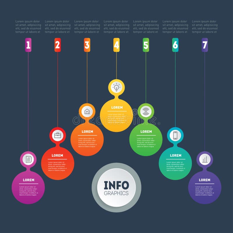 Part of the Annual Report. Vector Infographic of Technology Stock ...