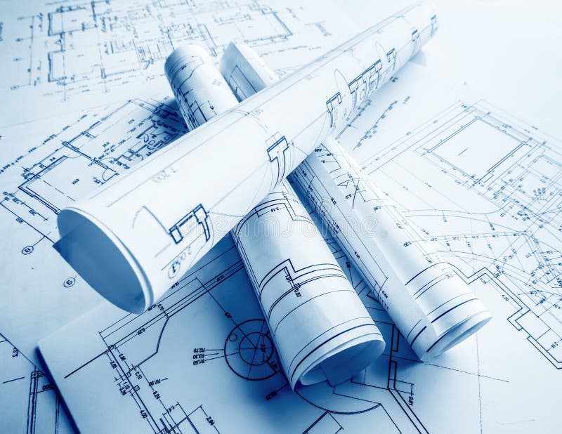 Engineering blueprints stock image. Image of outline - 14849113