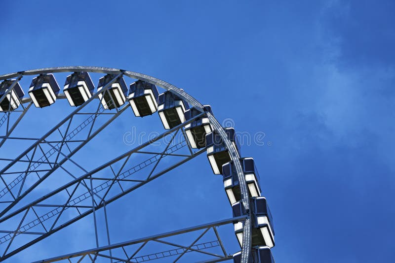 Part of the Big Ferris Wheel in Budapest Stock Photo - Image of partial ...