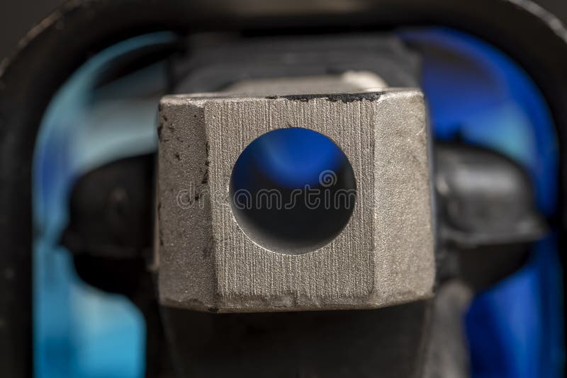 Part of the Car Engine Mounting Part Stock Image - Image of industrial ...
