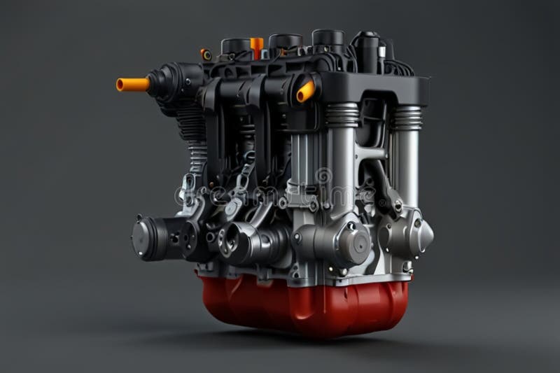 The part of car engine stock illustration. Illustration of spare ...