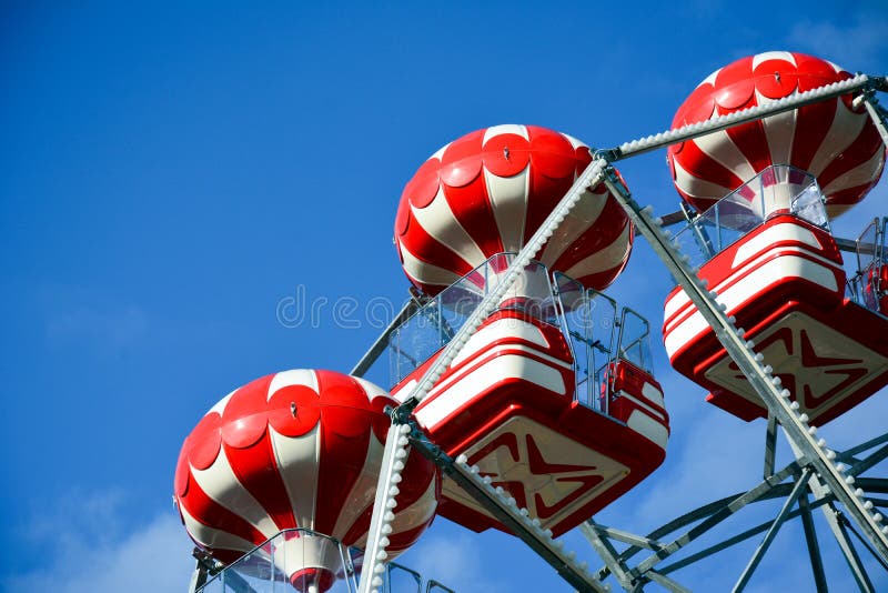 Part of a Carousel, Ferris Wheel Stock Image - Image of artistic ...