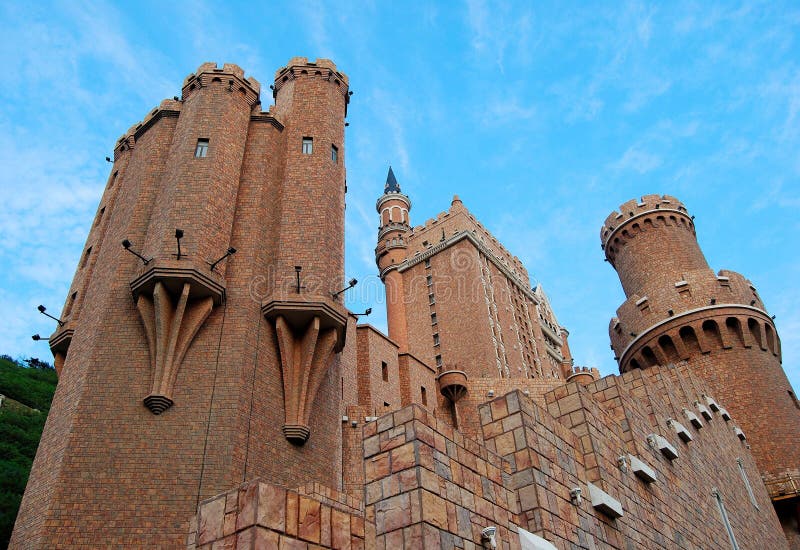 Part of the castle stock photo. Image of exterior, building - 8981810