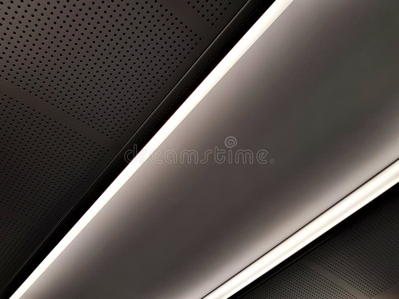 Ceiling panel in the plane stock photo. Image of technology - 114044212