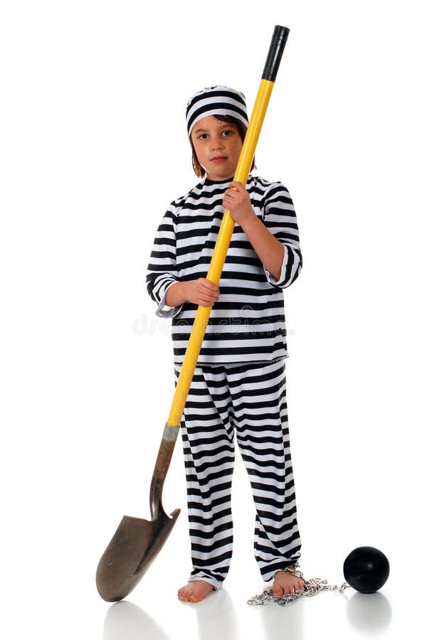 Little boy in thief outfit stock image. Image of single - 3166095