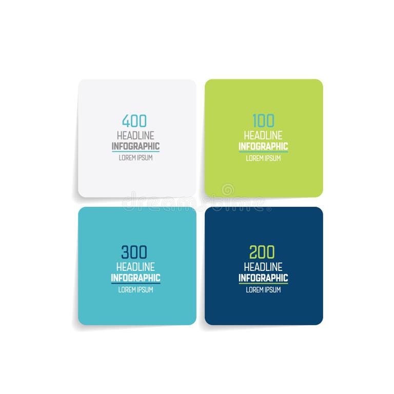 4 Part Infographic Stock Illustrations – 6,431 4 Part Infographic Stock ...