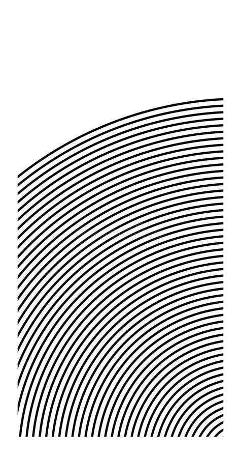 Part of Circles Lines Streaks Strips on Vertical Background Vector ...