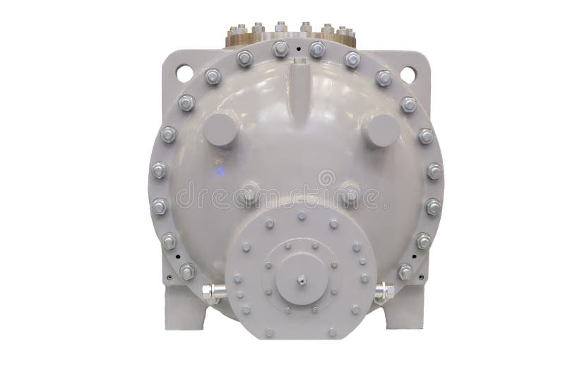 Part of the Compressor in the Gas Industry Stock Image - Image of ...