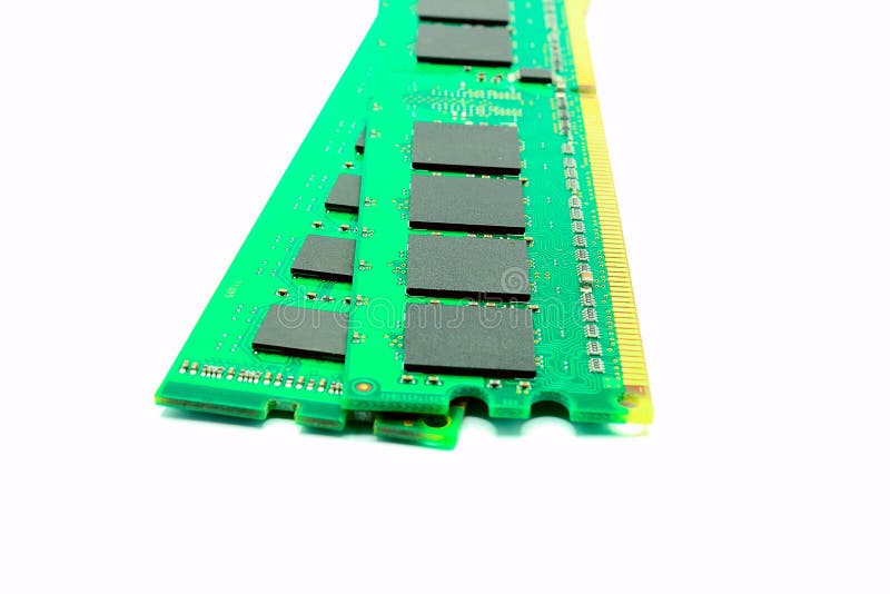 A Part of Computer RAM Memory Module Stock Image - Image of digital ...