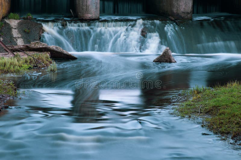 Ice Structure of River Hummocks in Spring. Selective Focus. Stock Photo ...