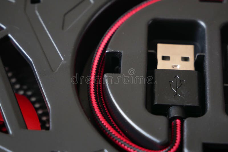 Part of Cooling Pad for Laptop Computer with Red Light and Usb ...
