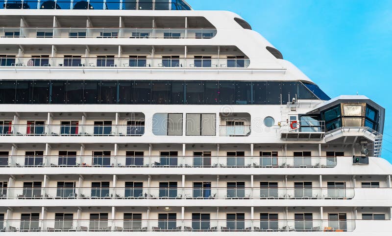 Part of a cruise ship. stock photo. Image of cabin, cruiser - 317415448