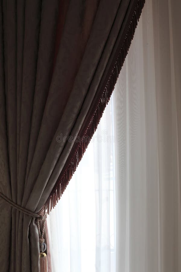 Part of curtain stock photo. Image of cloth, decoration - 45388910