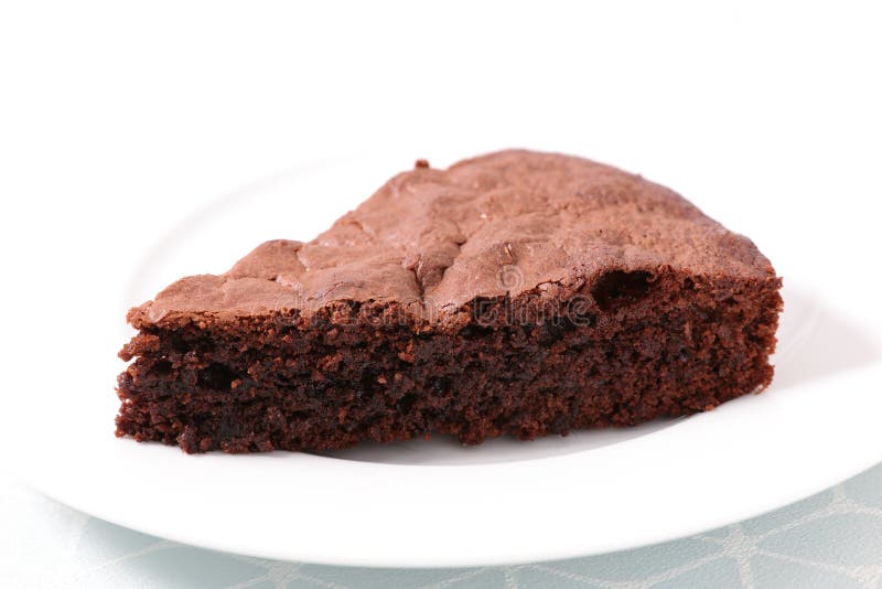 Part de gâteau de chocolat image stock. Image du frais - 112287045