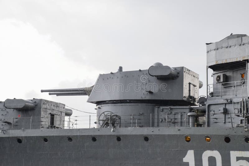 Warship Communication System, Harbor Combat Yacht with a Flasher Stock ...