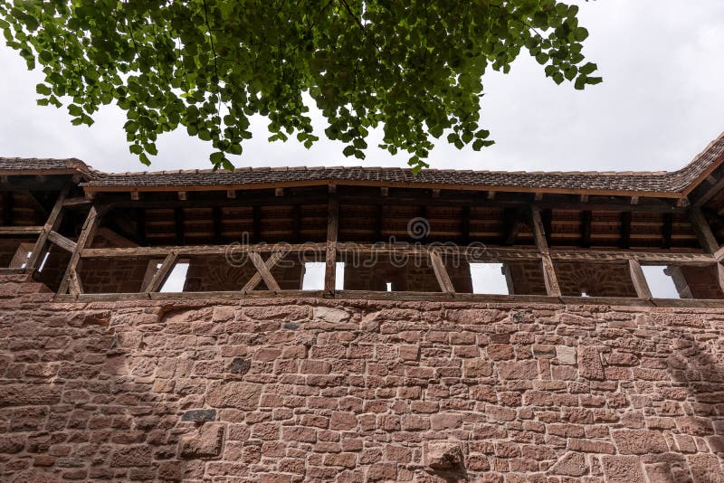 Defensive Wall in a Fortress Stock Image - Image of beautiful, passages ...