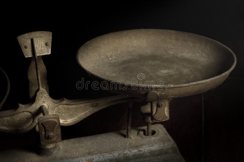 Part of dusty old scale. stock image. Image of vintage - 47117541