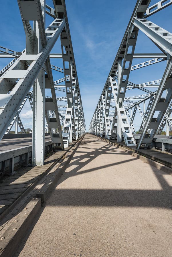 Part of Dutch Truss Bridges Stock Photo - Image of bridge, frame: 30678352