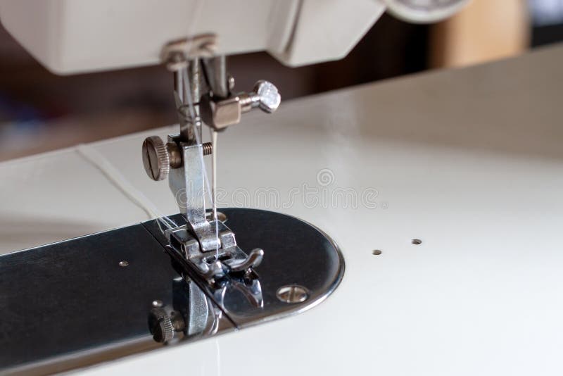 Part of an Electric Sewing Machine Stock Photo - Image of embroider ...